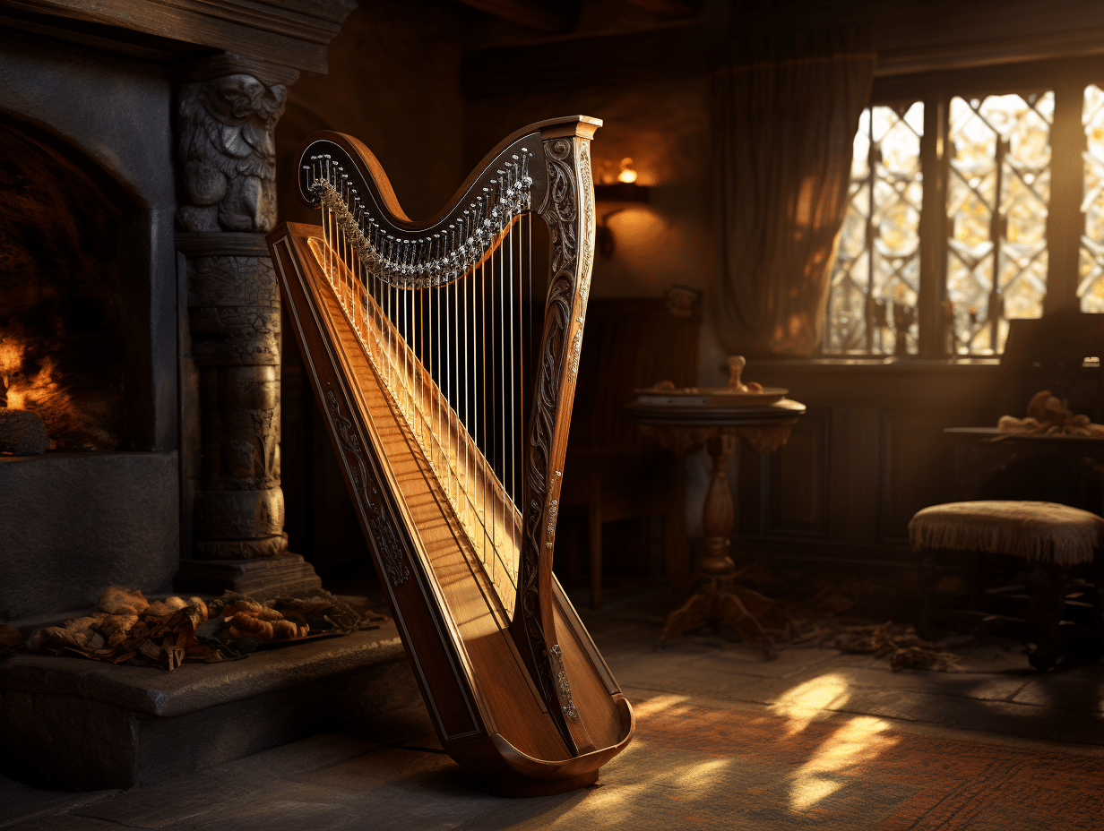 Harpe celtique irlandaise : origines, signification et traditions - Sklunk